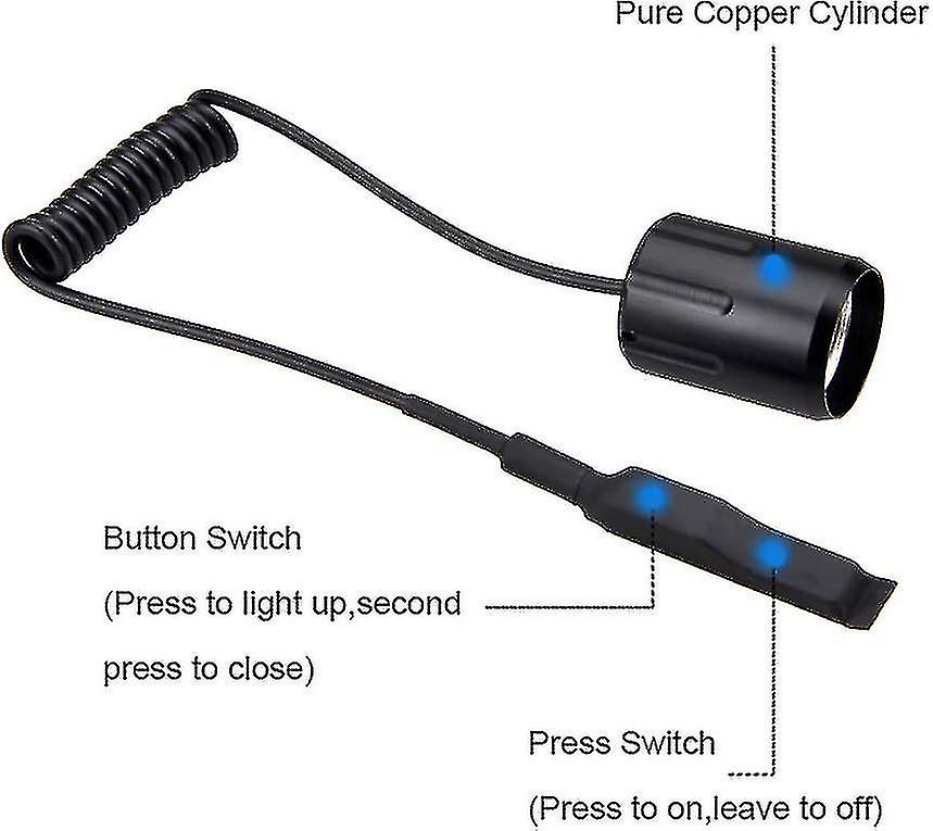 Hunting Lamp Torch With Interchangeable Red/green/white Led 350 Yards ...