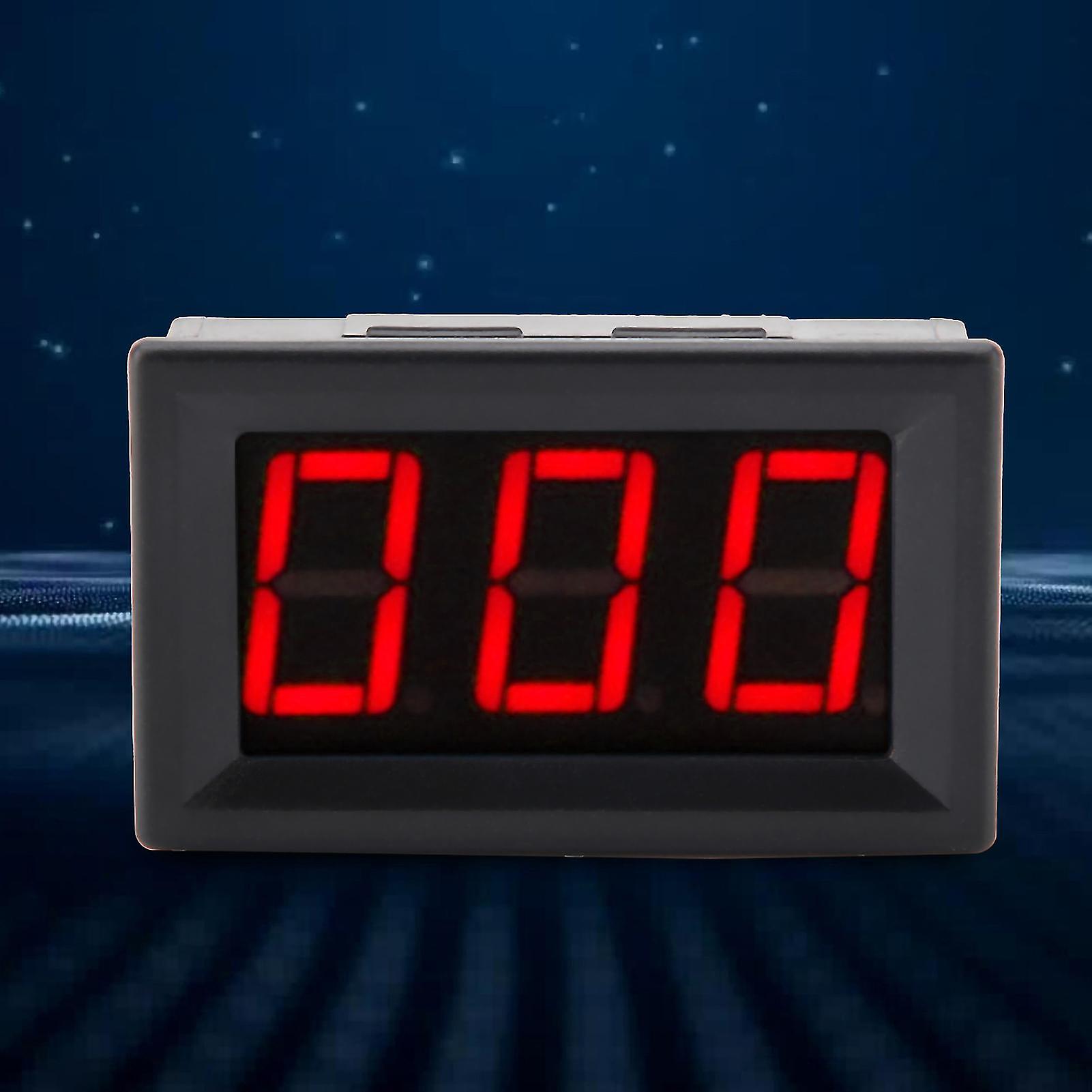 3 Digits LED Digital Ammeter Ampere Meter Current Meter Panel Micro ...