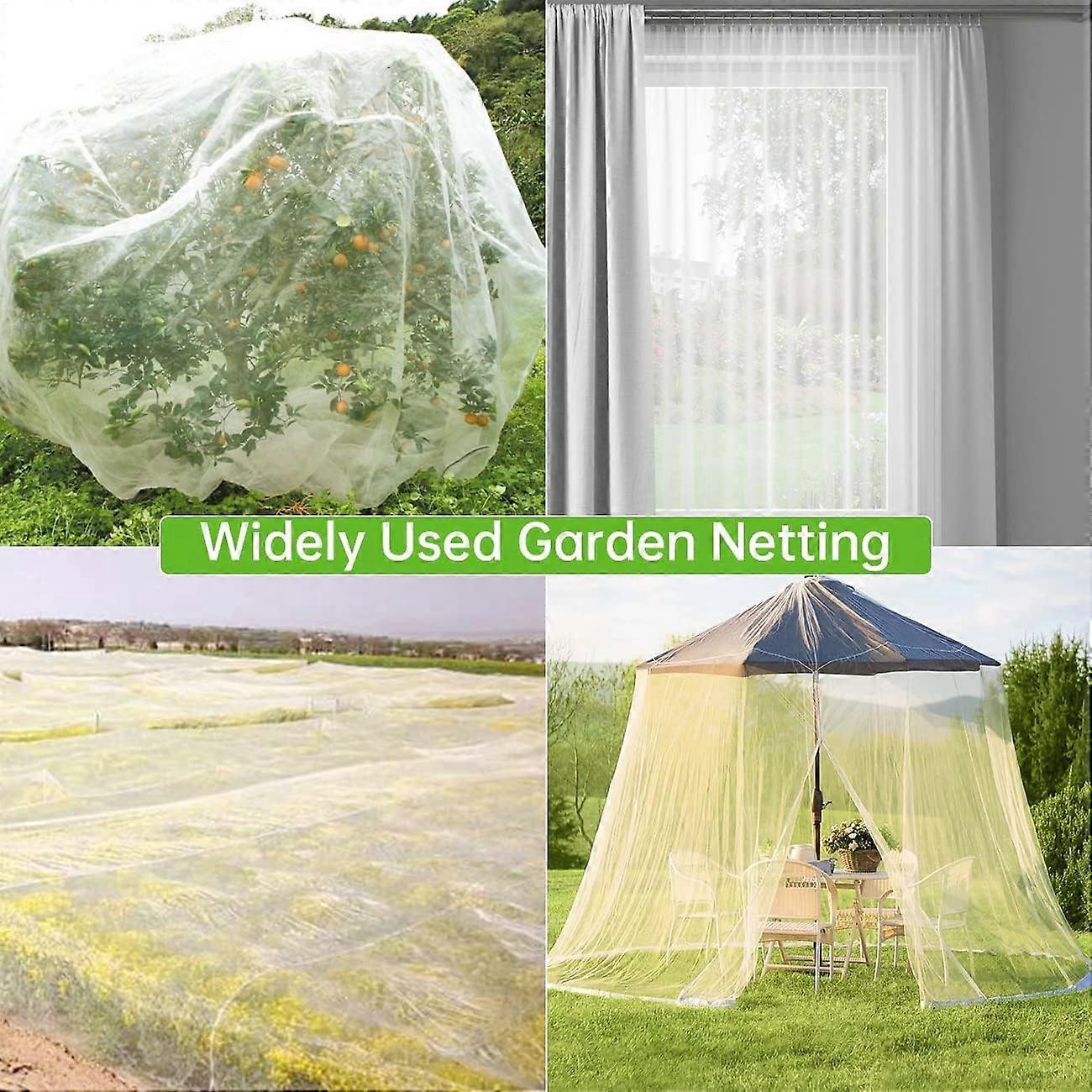 Garden Nets Insect Netting, Fine Mesh Protective Netting, Against Bird ...