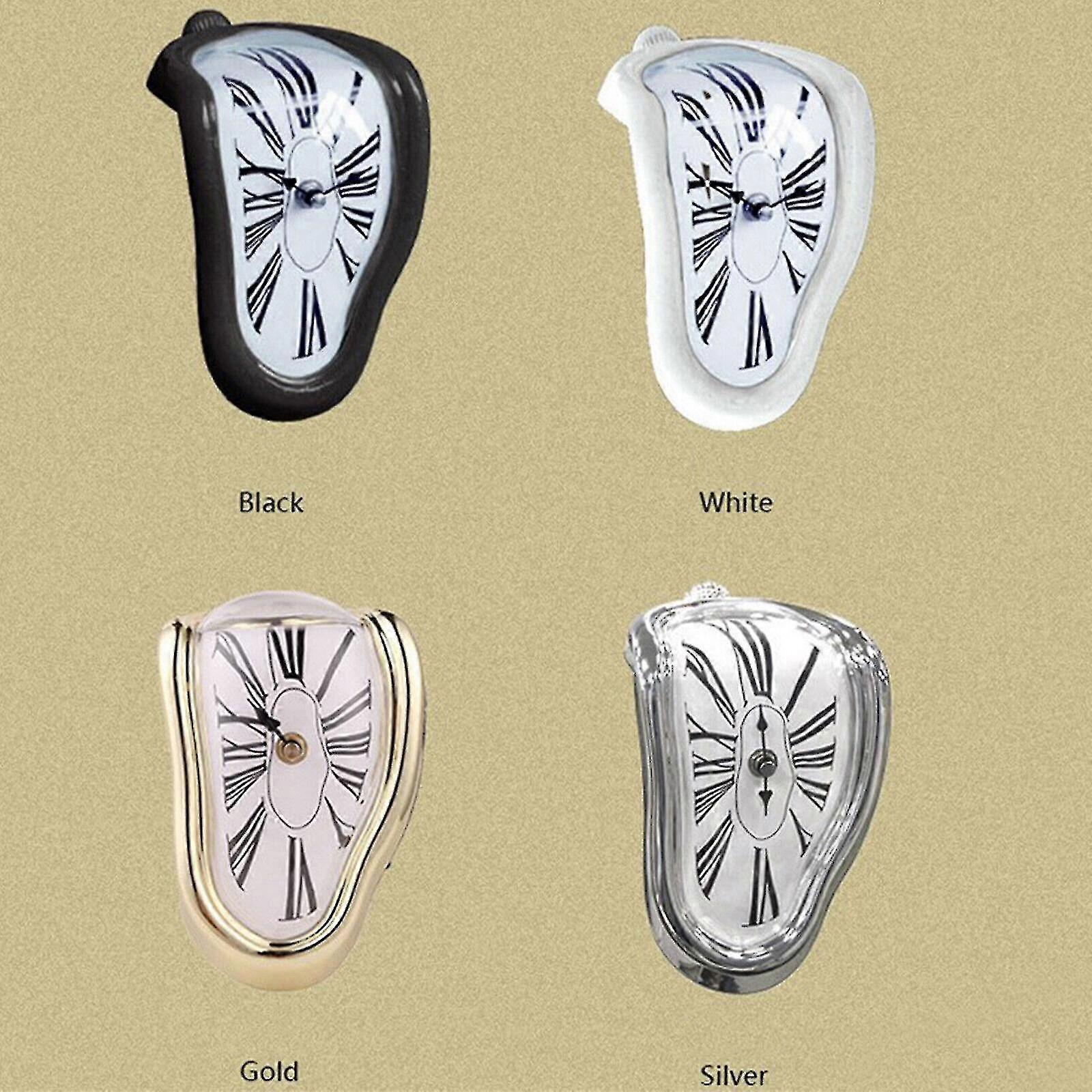 Melting Clock Decorative Table Desk Decor Salvador Dali Style Special ...