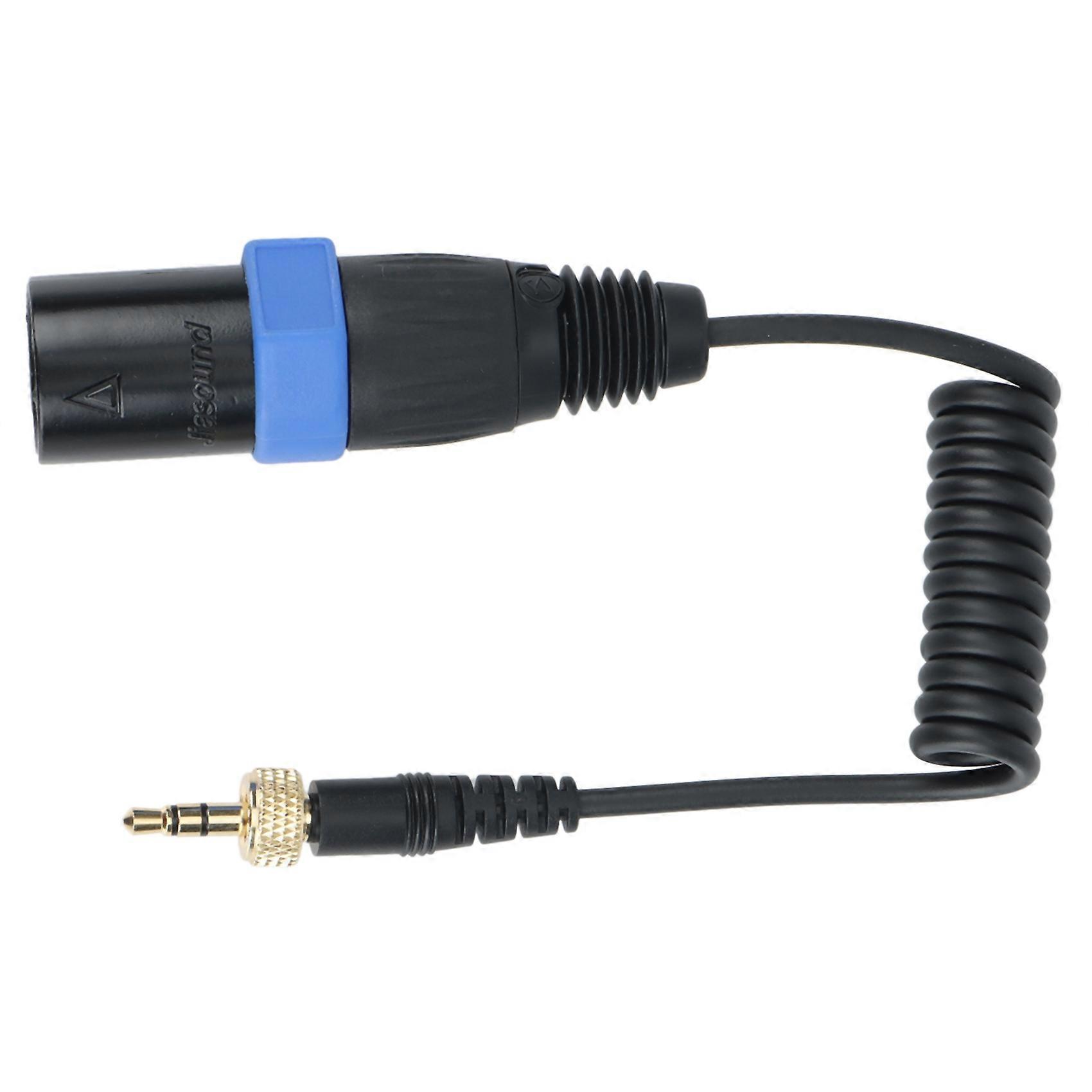 Locking Type 3.5mm to 3.5mm TRS to XLR Male Microphone Output Cable for ...