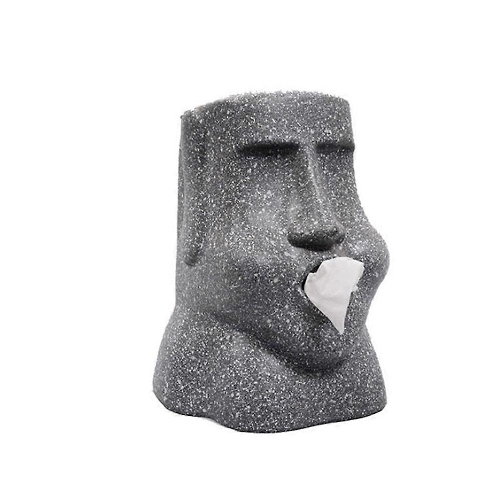 Moai Napkin Box Innovative Easter Island Moai Design Paper Tissue Box ...