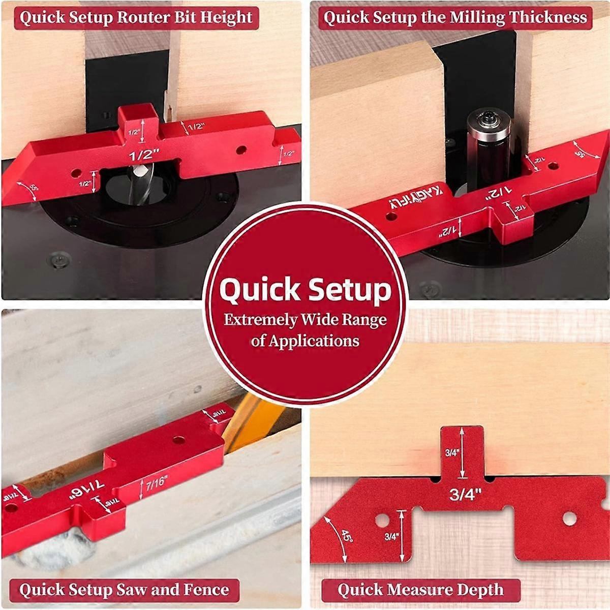 Router Table Setup Blocks Woodworking ,Precision Setup Bars for Routers ...