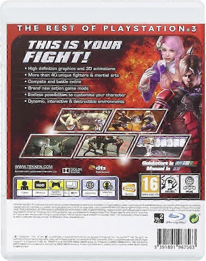 Tekken 6 (Essentials) PS3 Game | Fruugo UK