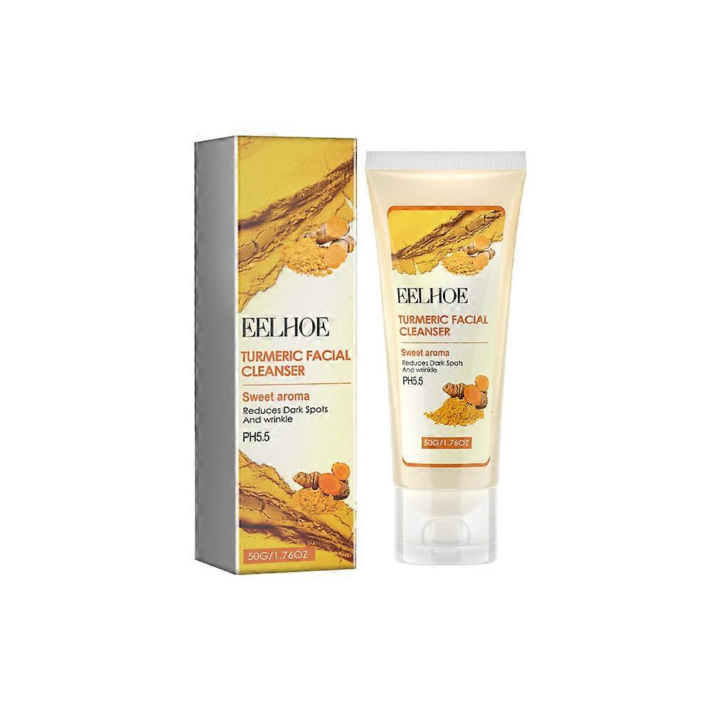 EELHOE Turmeric Mud Mask Scrub Soap Facial Cleanser Eye Cream Anti ...