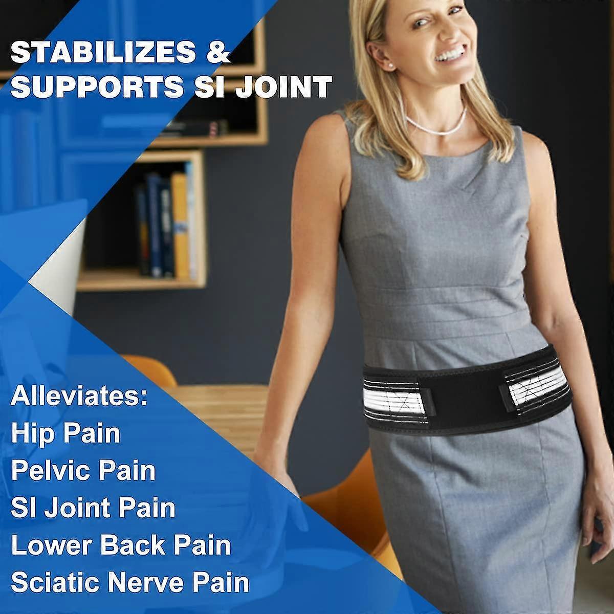 Sacroiliac SI Joint Belt for Women Men - Relief from SI Joint-Related ...
