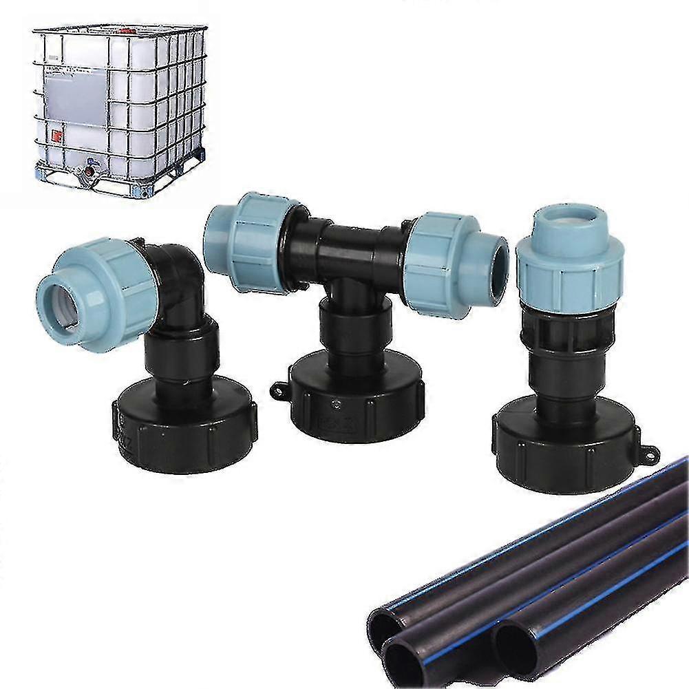 Ibc Tank Water Pipe Connector Garden Lawn Hose Adapter Home Tap Fitting ...