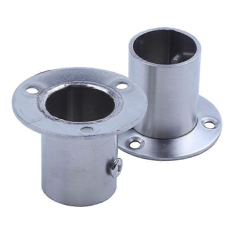 25mm Tube Stainless Steel Rail Rod End Support Bracket 2pcs | Fruugo UK