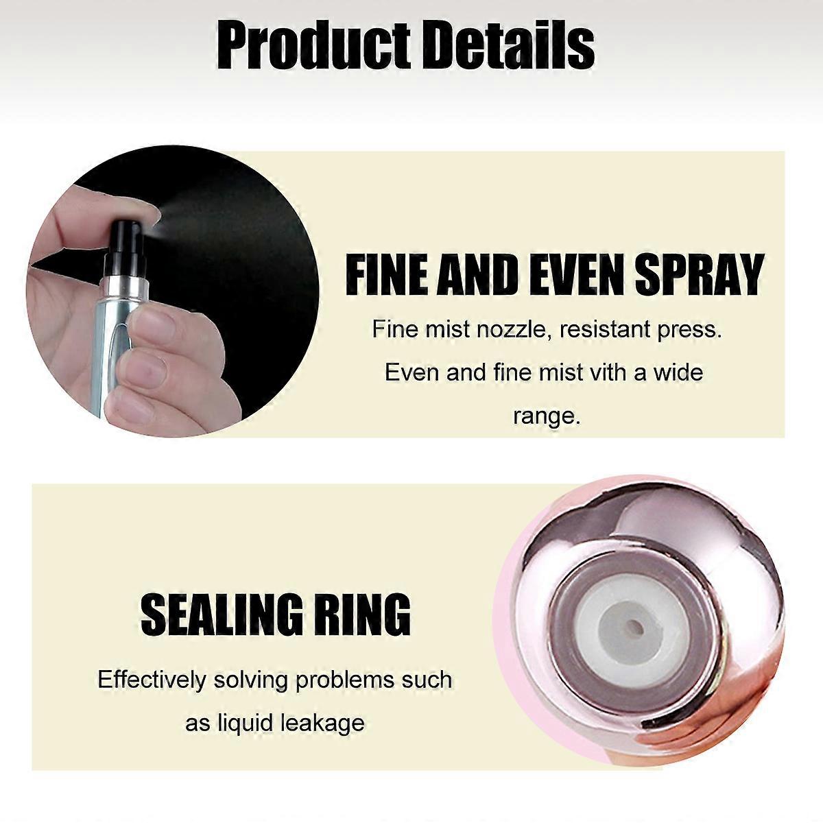 Perfume sprayer bottle, portable mini freestanding perfume bottle ...