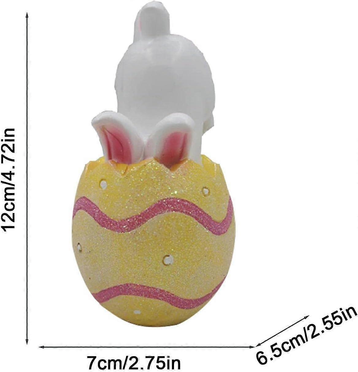 Garden Statue Outdoor Decor, Resin Spring Garden Statues Rabbit, Resin ...