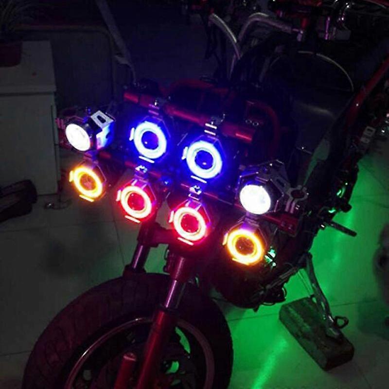 Angel Eyes U7 Motorcycle Headlight Motorcycle LED Lights Transformers ...