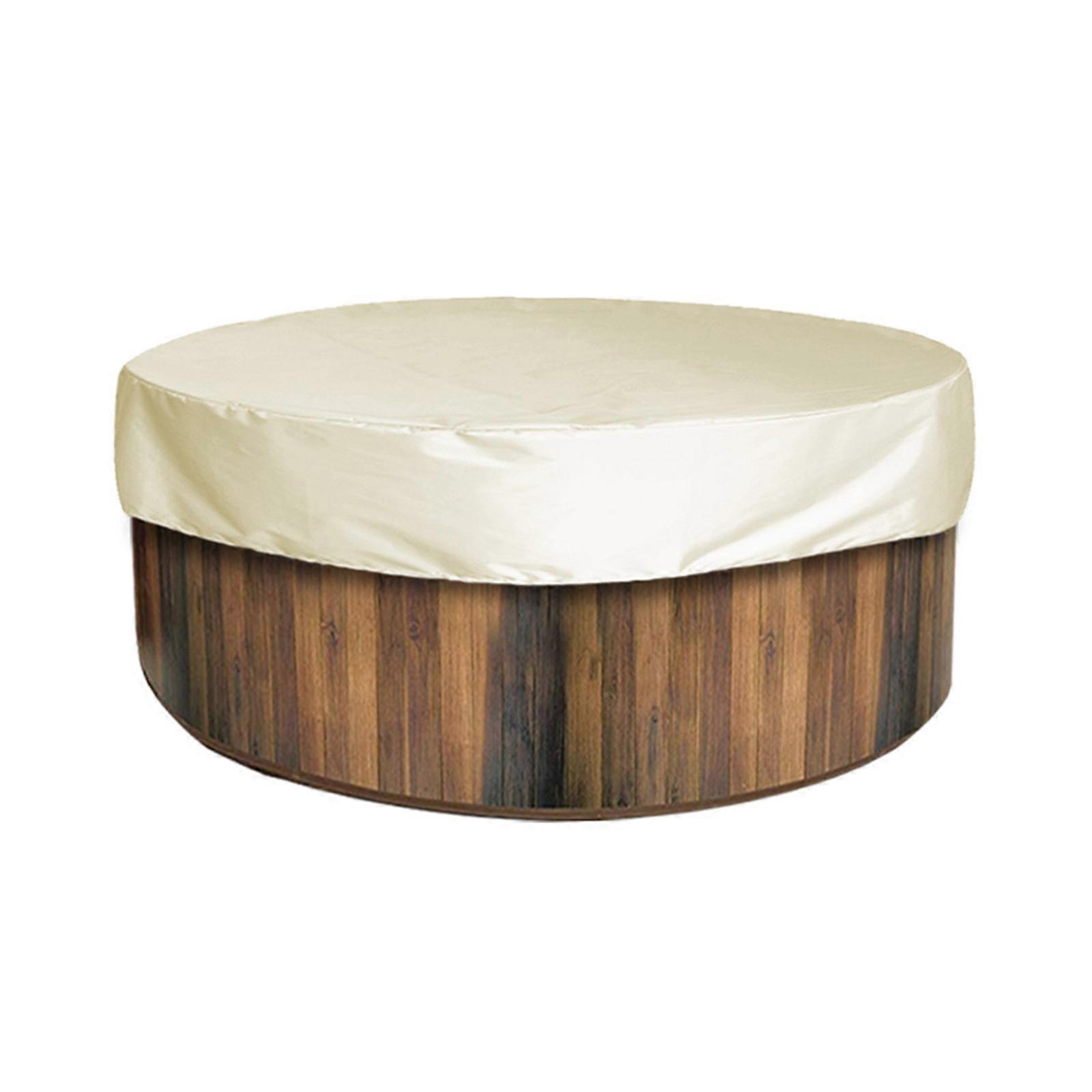 Bathtub Spa Hot Tub Canopy Bathtub Cover Cap Round Waterproof Outdoor ...