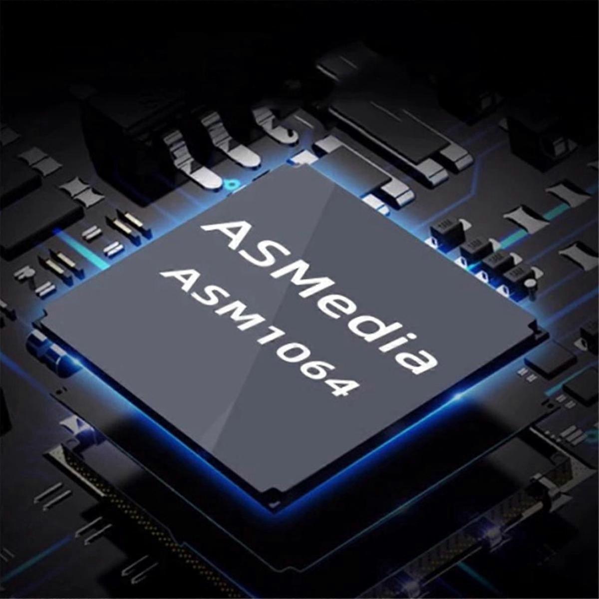 M.2 NVME to Mini SAS SFF-8087 Expansion Card Support 4 Port SATA3.0 ...