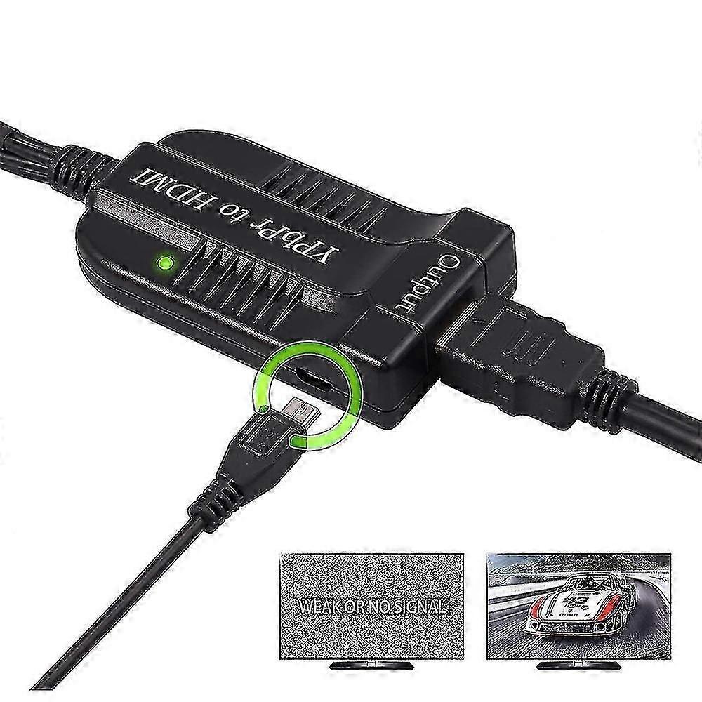 2025 New Component to HDMI Converter Support 1080P Male YPBPR to HDMI ...