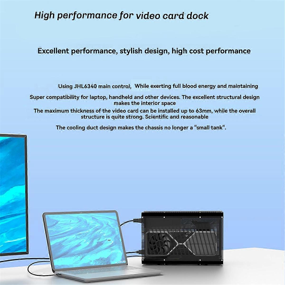 External GPU Dock with 60cm USB4 Cable | Fruugo SE