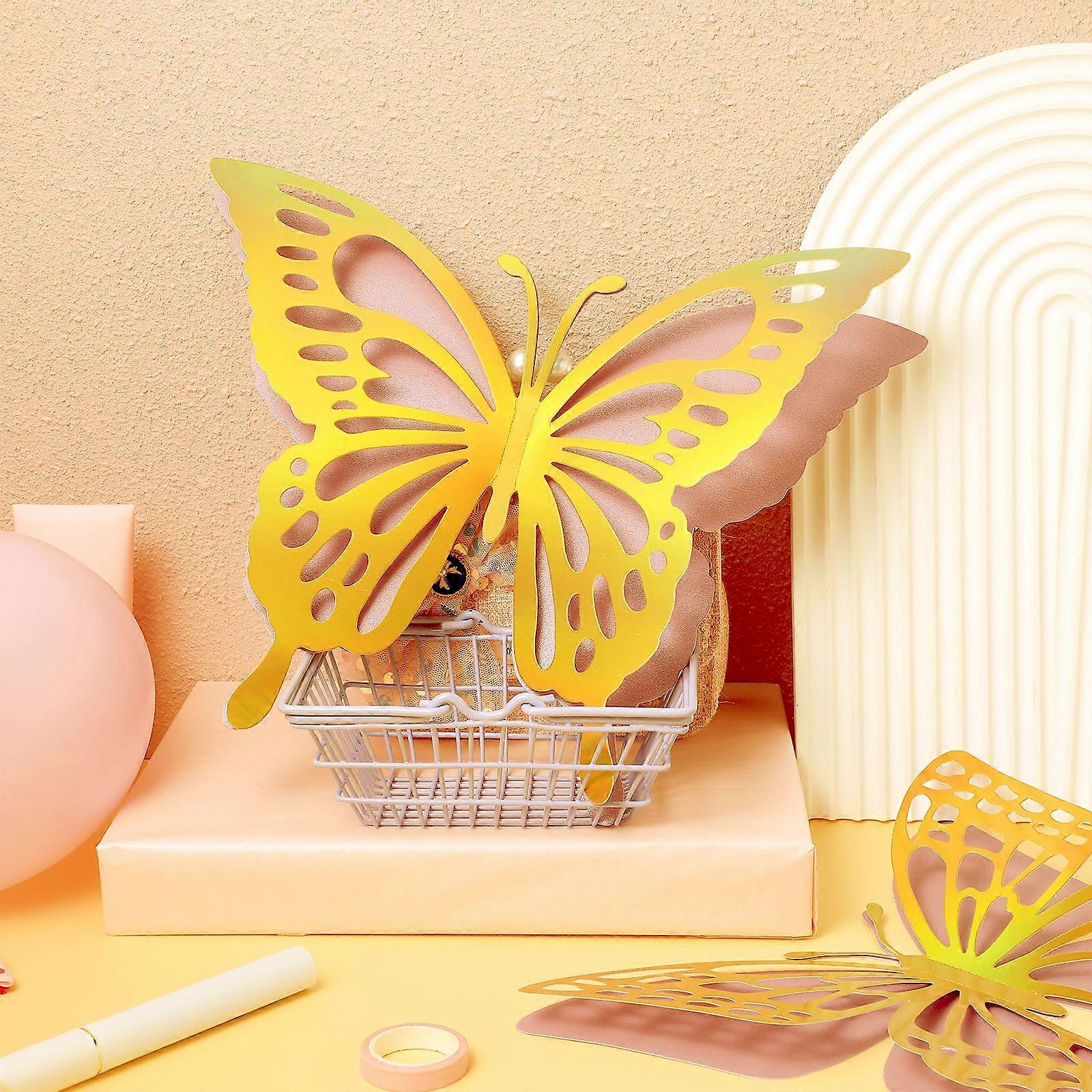 1 Set Butterfly Decorations Big Butterfly Decorations Paper Butterflies ...