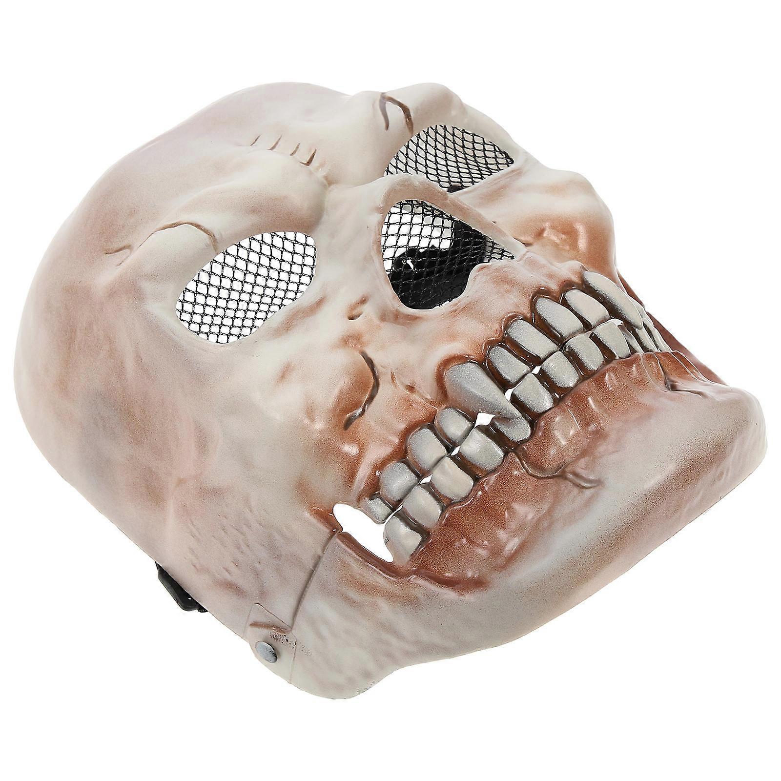 Creepy Halloween Skull Mask Skeleton Face Decoration for Costume ...
