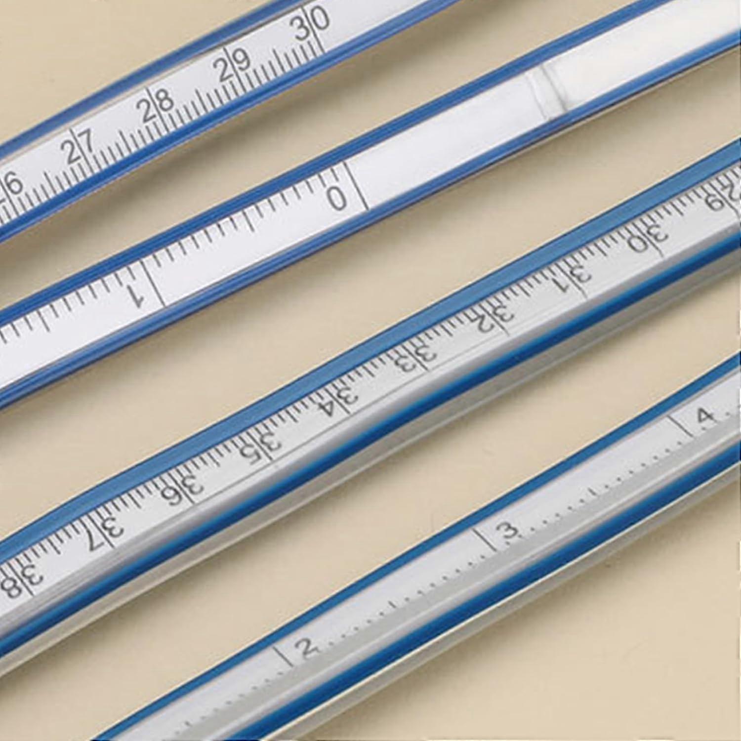 Double-Sided Ruler For Drawing And Sewing Dual Scale Lineal Drafting ...