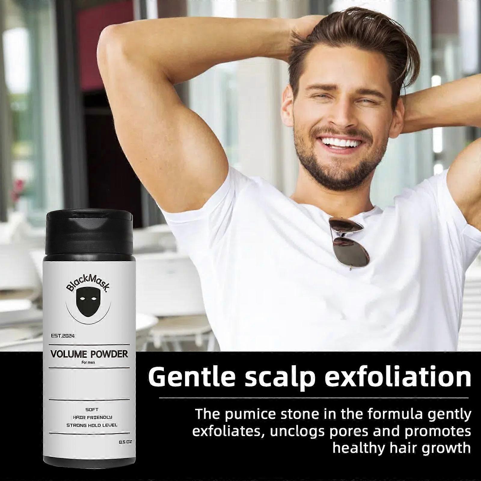 BlackMask Hair Styling Powder,Volume Powder Instantly Adds Texture & Volume 40g | Fruugo SE