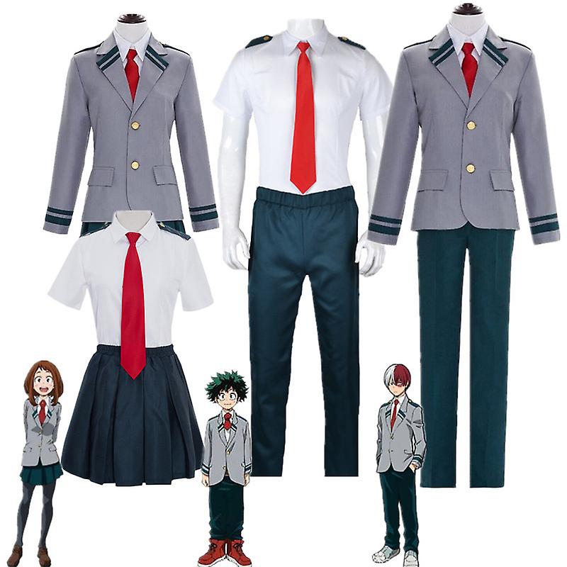 Anime My Hero Academia Midoriya Izuku Bakugou Katsuki Cosplay Kostym ...