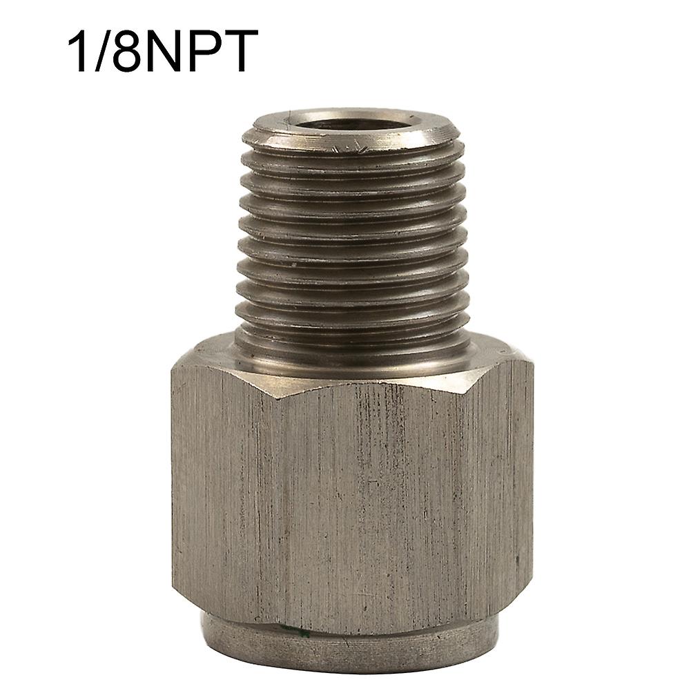 Car Stainless Steel Oil Pressure Gauge Adapter 1/8\" Npt Male To M10x1.0 Female Stainless Steel ...