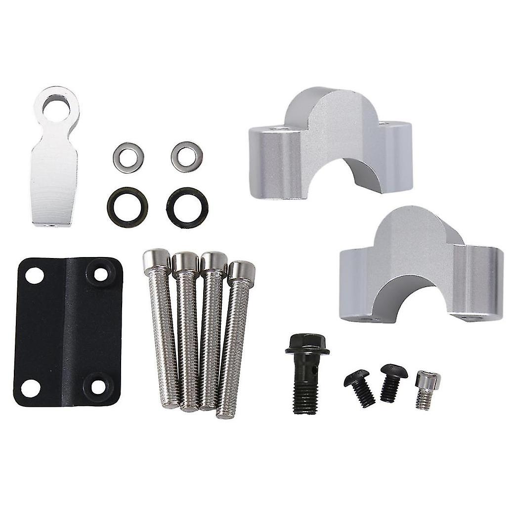 Motorcycle Handlebar Riser Drag Handle Bar Clamp Extend Adapter For Mt ...