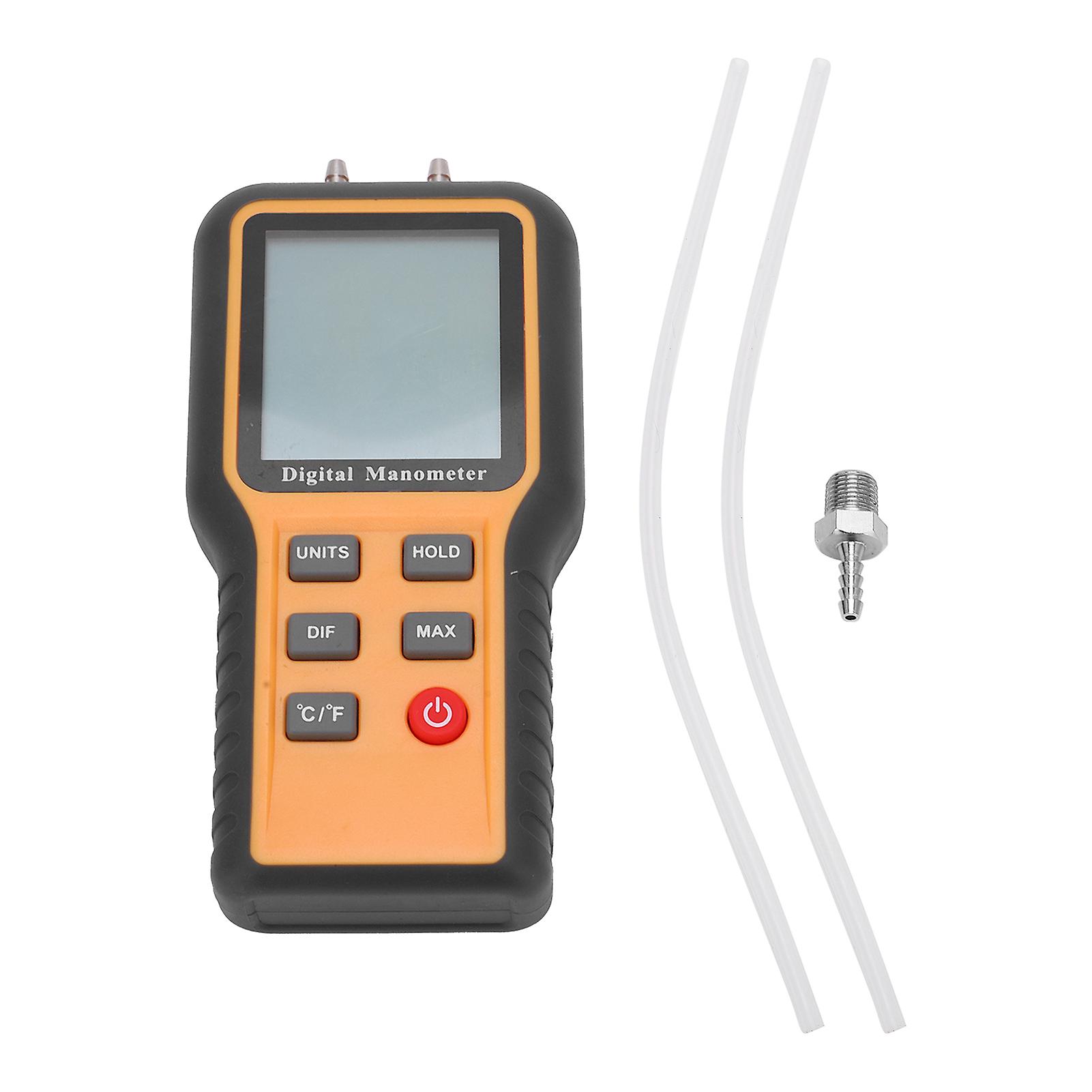 Digital Manometer WindPressure Air HandHeld Industrial Positive ...
