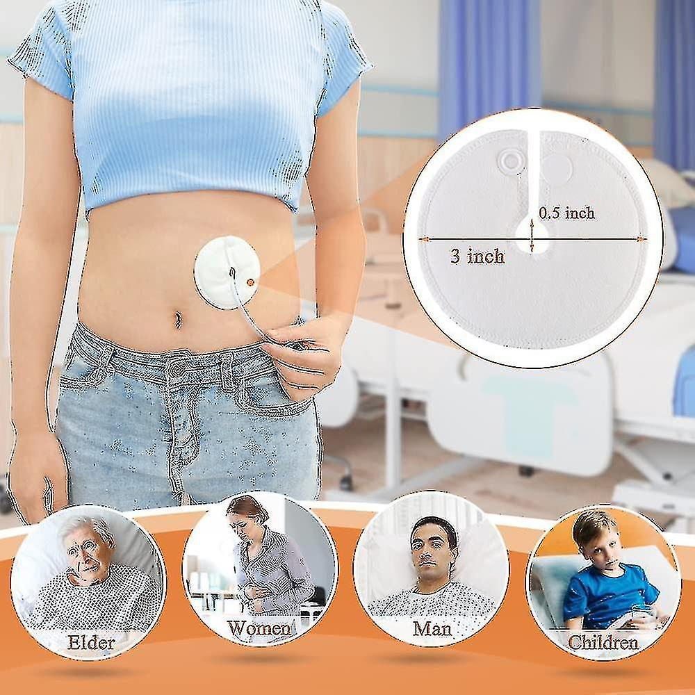 Feeding Tube Pad G Tubes Button Pads Holder Covers Peg Tube Supplies ...