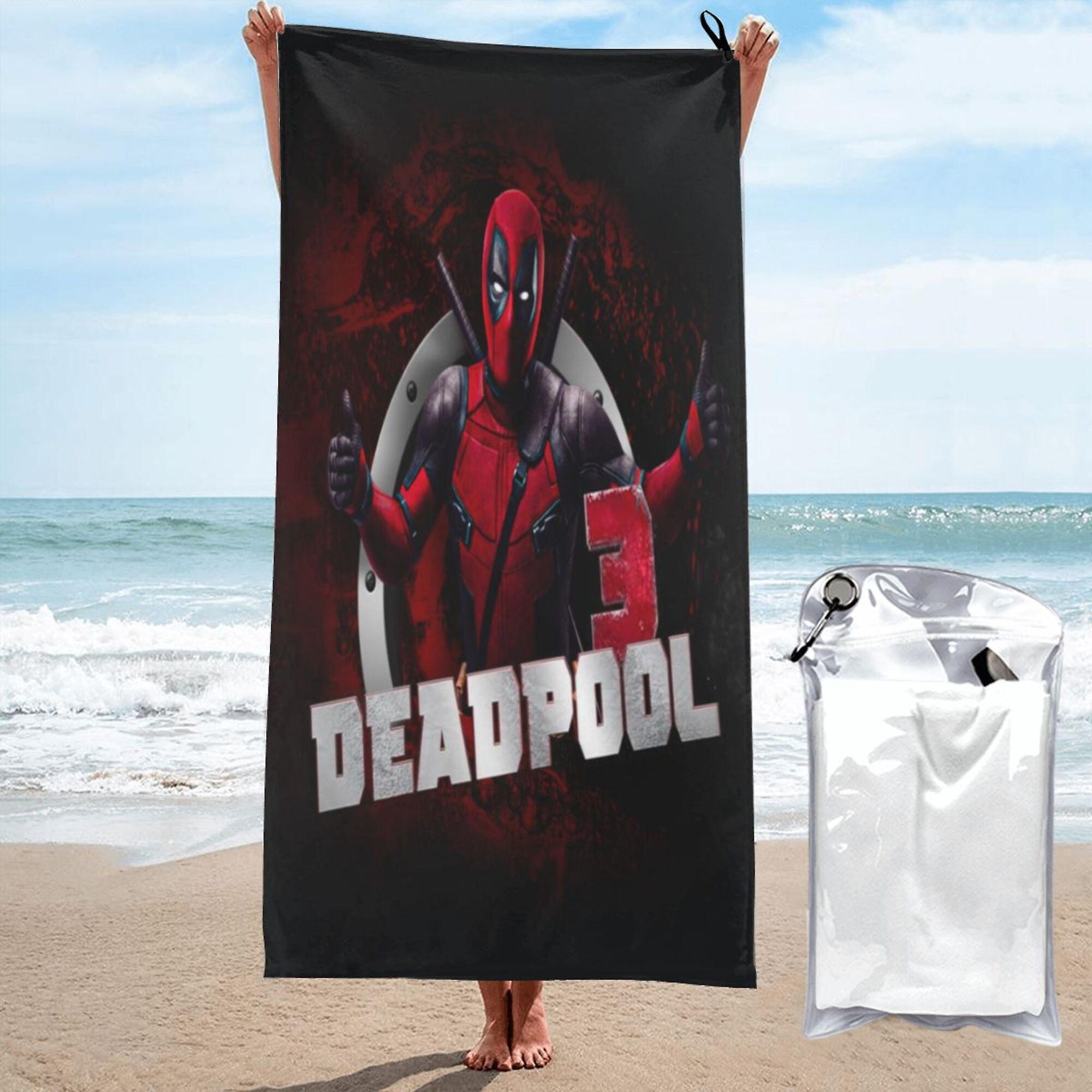 Deadpool Microfiber Beach Towel Beach Summer Absorbent Large Bath Pool ...