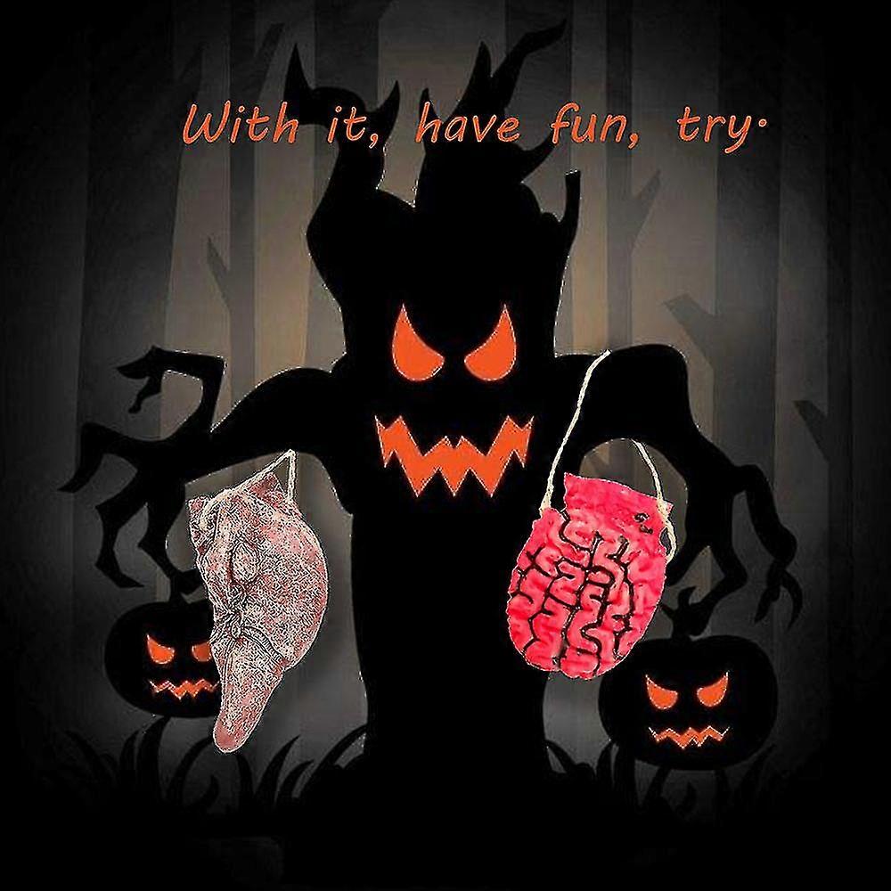 1pcs Scary Cut Off Bloody Fake Latex Lifelike Arm Hand Foot Heart Brain ...