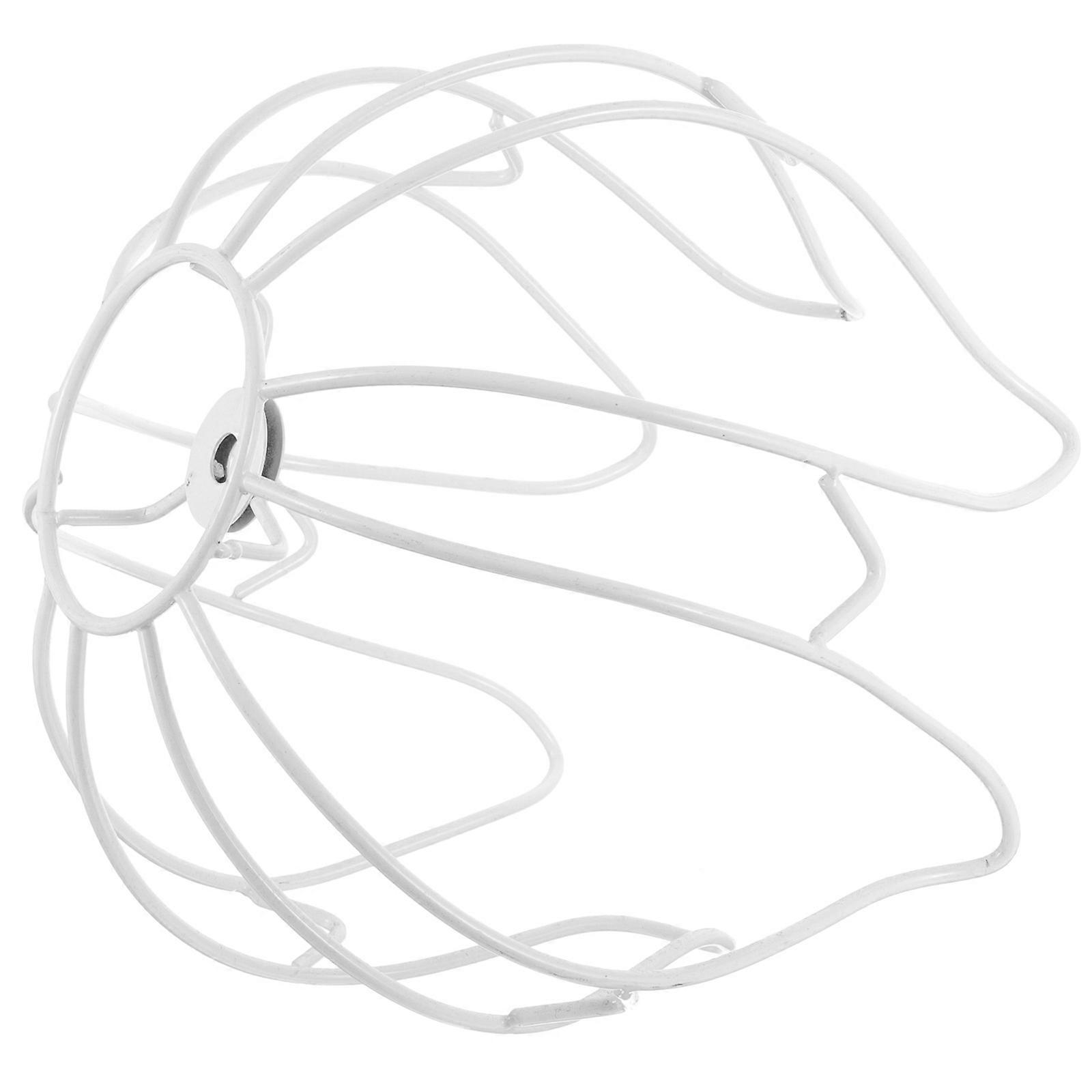 Lamp Shade Frame Vintage Bulb Guard Iron Wire Lampshade Frame DIY Lamp ...