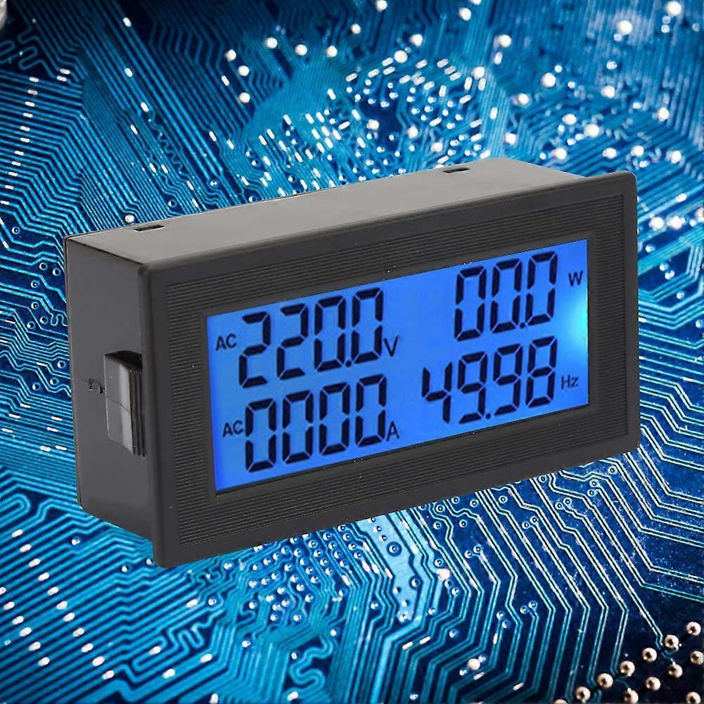 Volt Amp Meter, Multi Function AC Ampere Meter Digital Display, AC Voltage Current Meter for ...