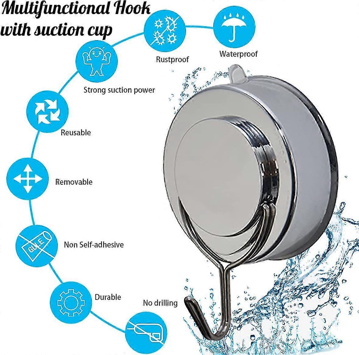 removable suction hooks heavy duty, wall hooks stick on kitchen back of ...