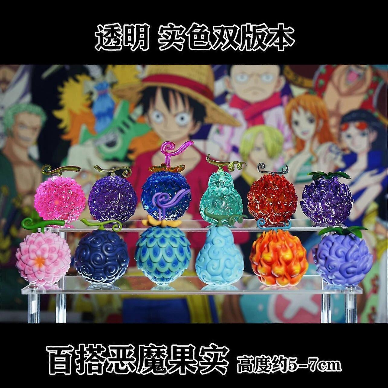 5-7cm Anime One Piece Devil Fruit Flame Flame Fruit Fish Fruit Kaido ...