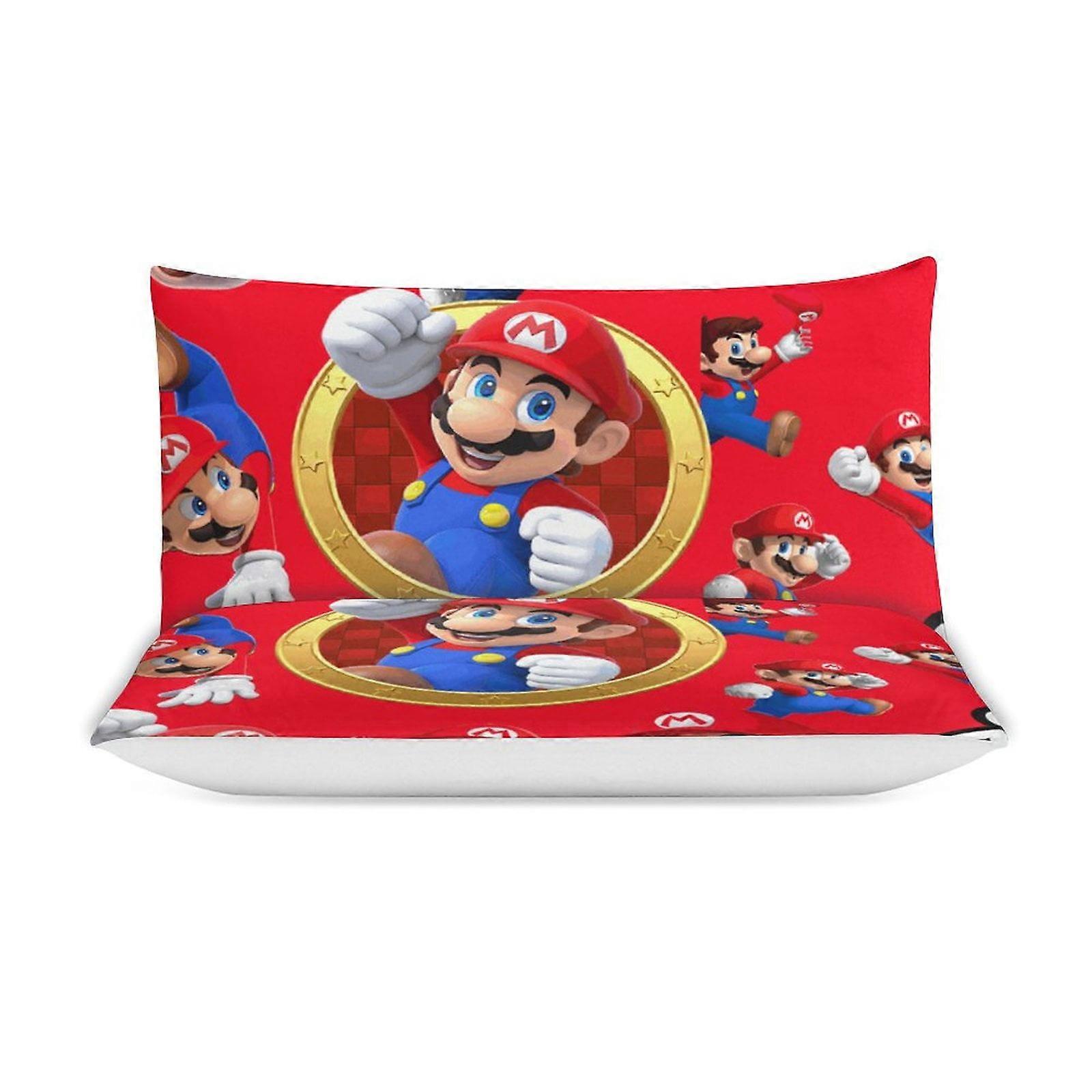 Bedding set HF498 Mario Character 3 Piece Bedding Sets Decor Comforter ...