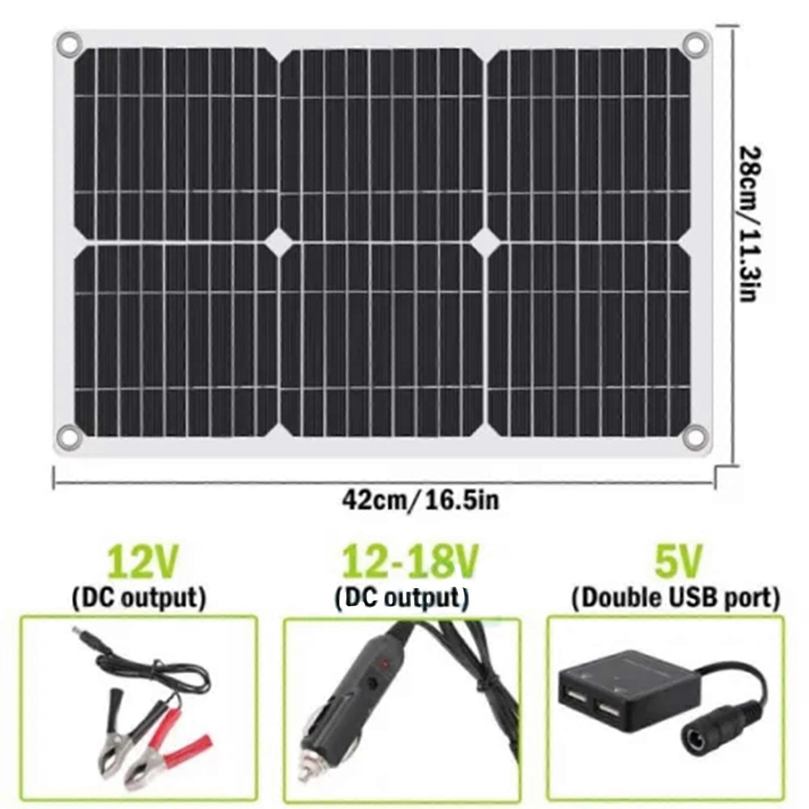 400W Watt Flexible Solar Panel 12V Mono Home RV Rooftop Camping Off ...