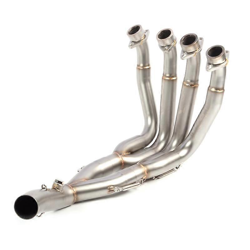 R6 Motorcycle Modified Exhaust Muffler Front Header Steel Pipe Escape ...