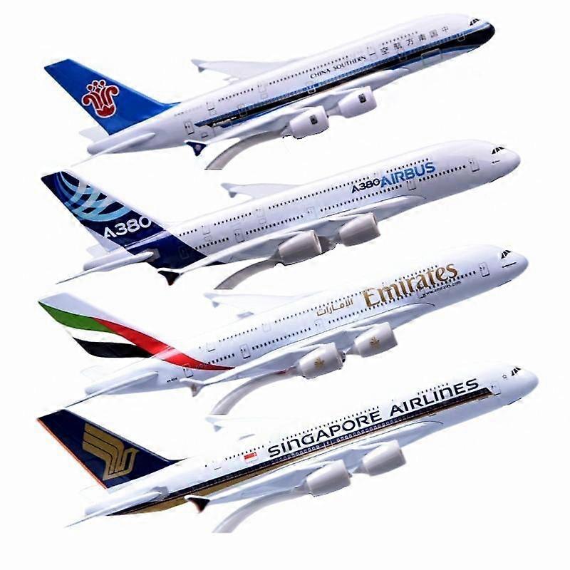 1:400 Modèles d’avions Airbus Boeing 747 A380 Modèle d’avion Modèle d ...