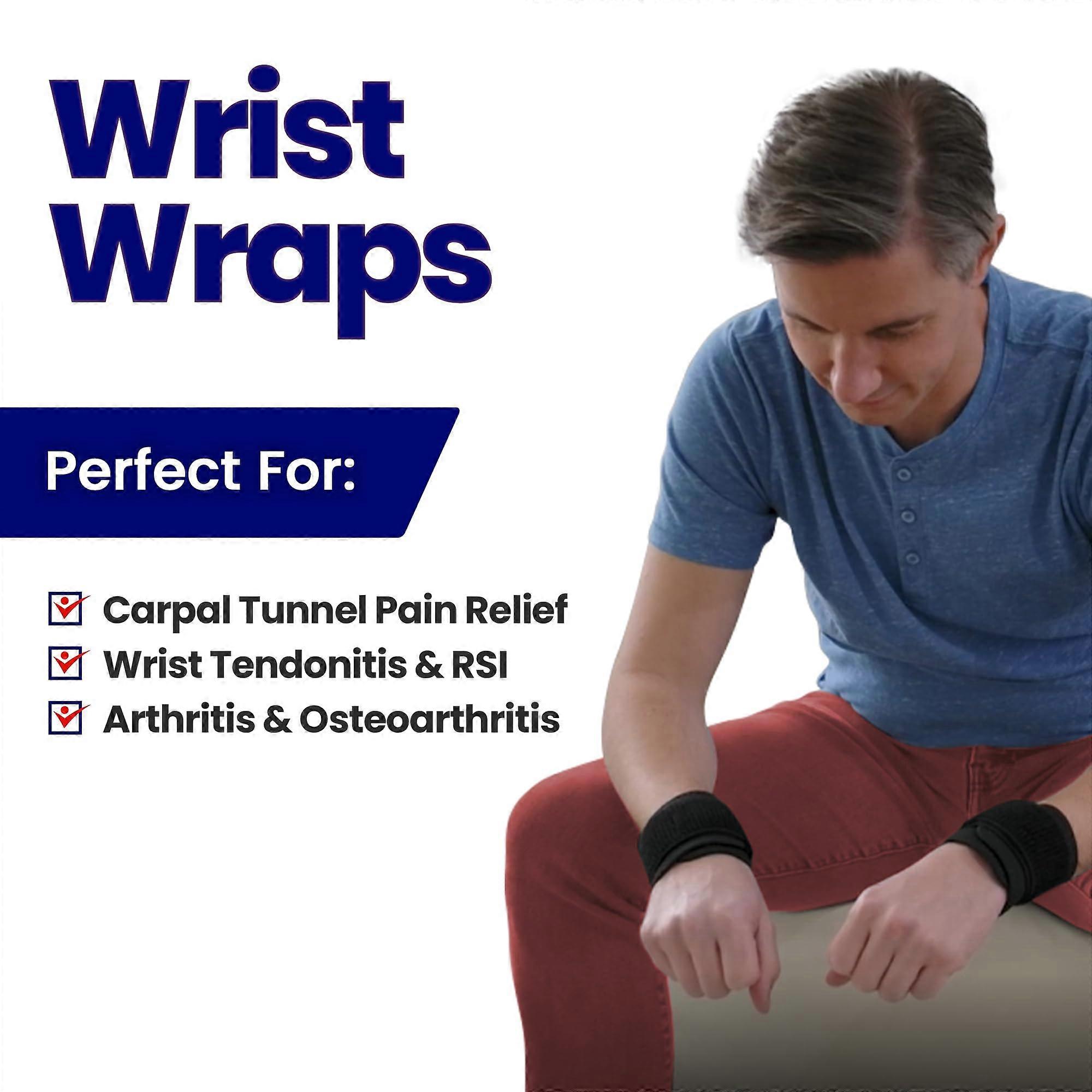 Wrist Wrap for Wrist Tendonitis - Wrist Support for Carpal Tunnel Pain ...