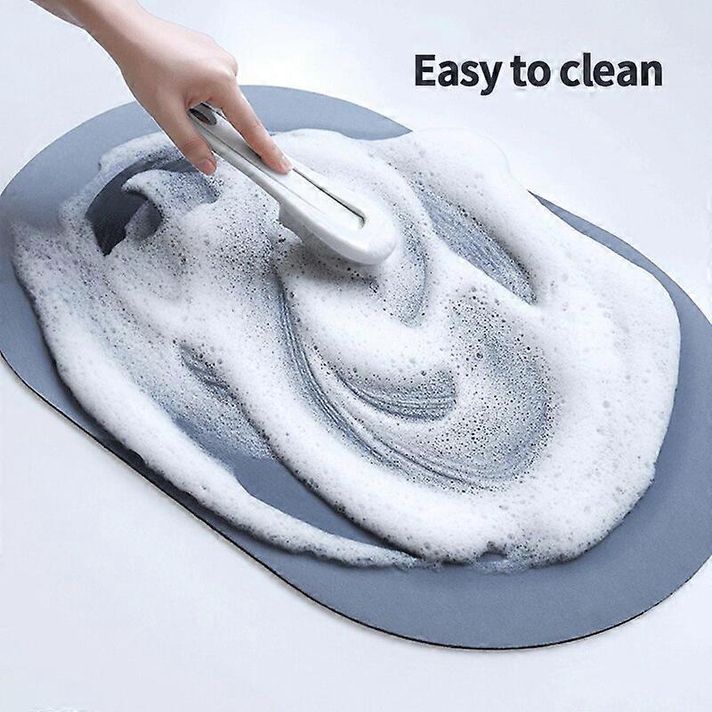 Bath Mat Nappa Skin Rug Bathroom Non-slip Floor Mats Super Absorbent ...