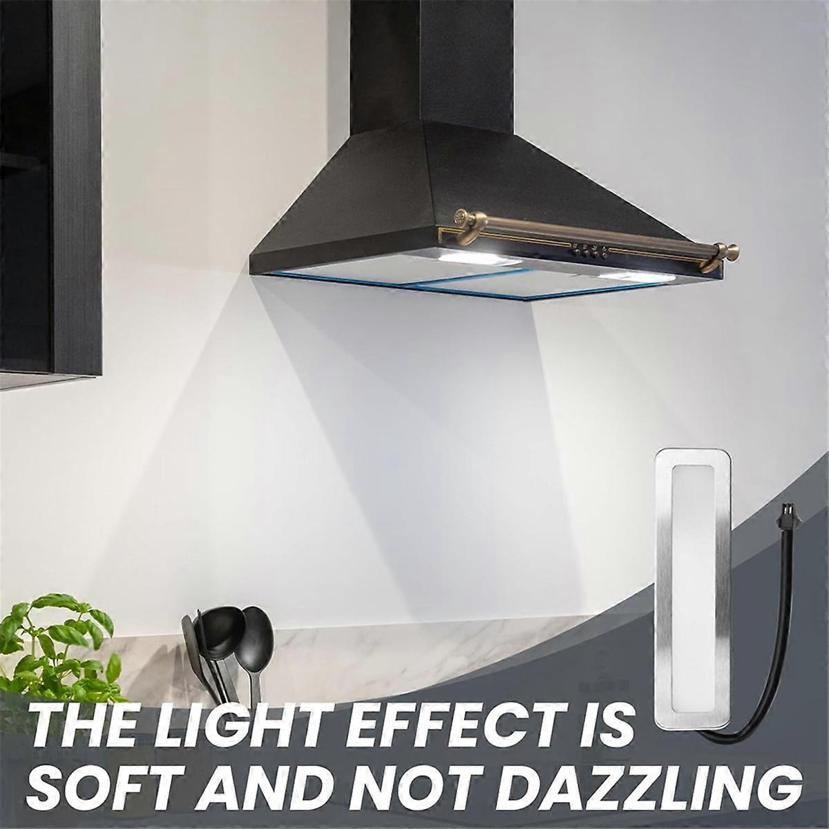 Range Hood Light Bulbs,120mm LED Cooker Light 1.5W Rectangle Smoke ...