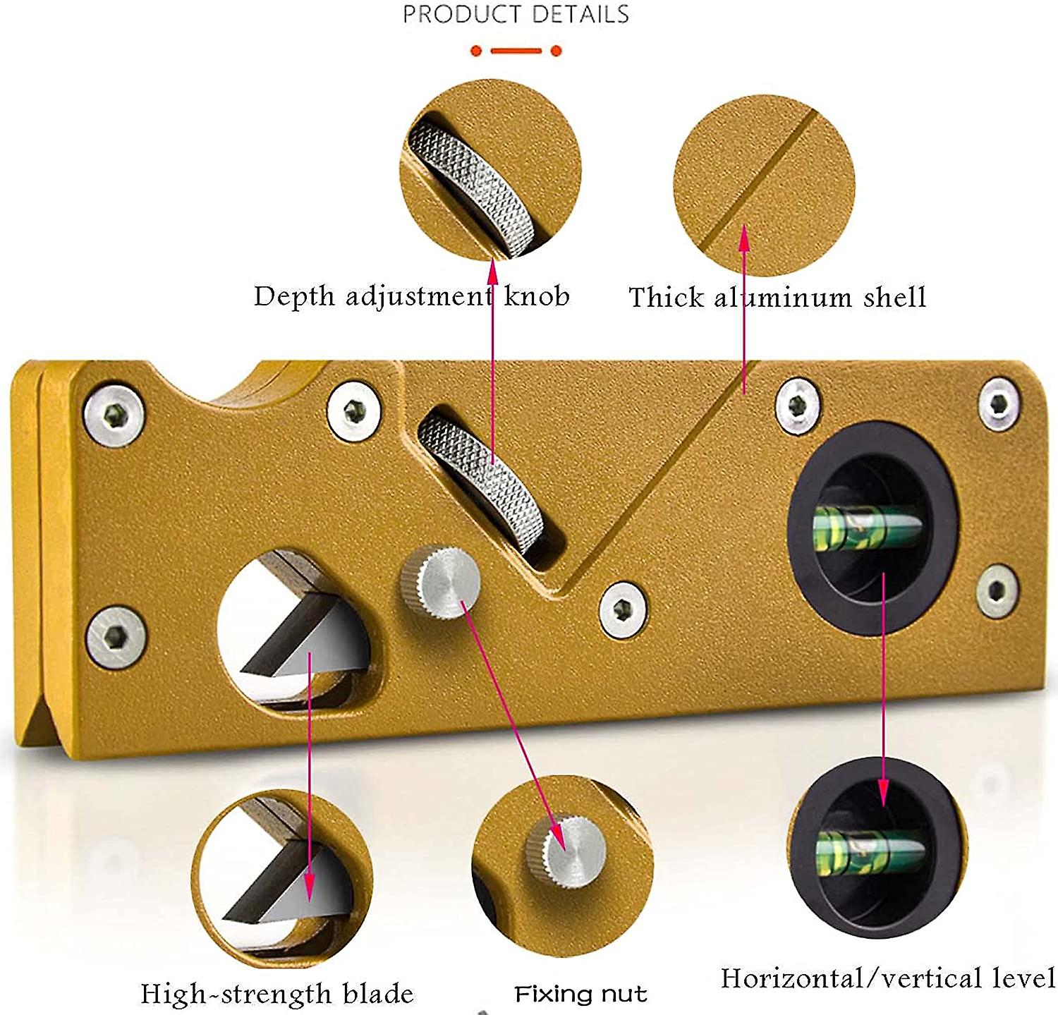 Chamfer Plane For Wood, Woodworking Edge Corner Flattening Tool ...