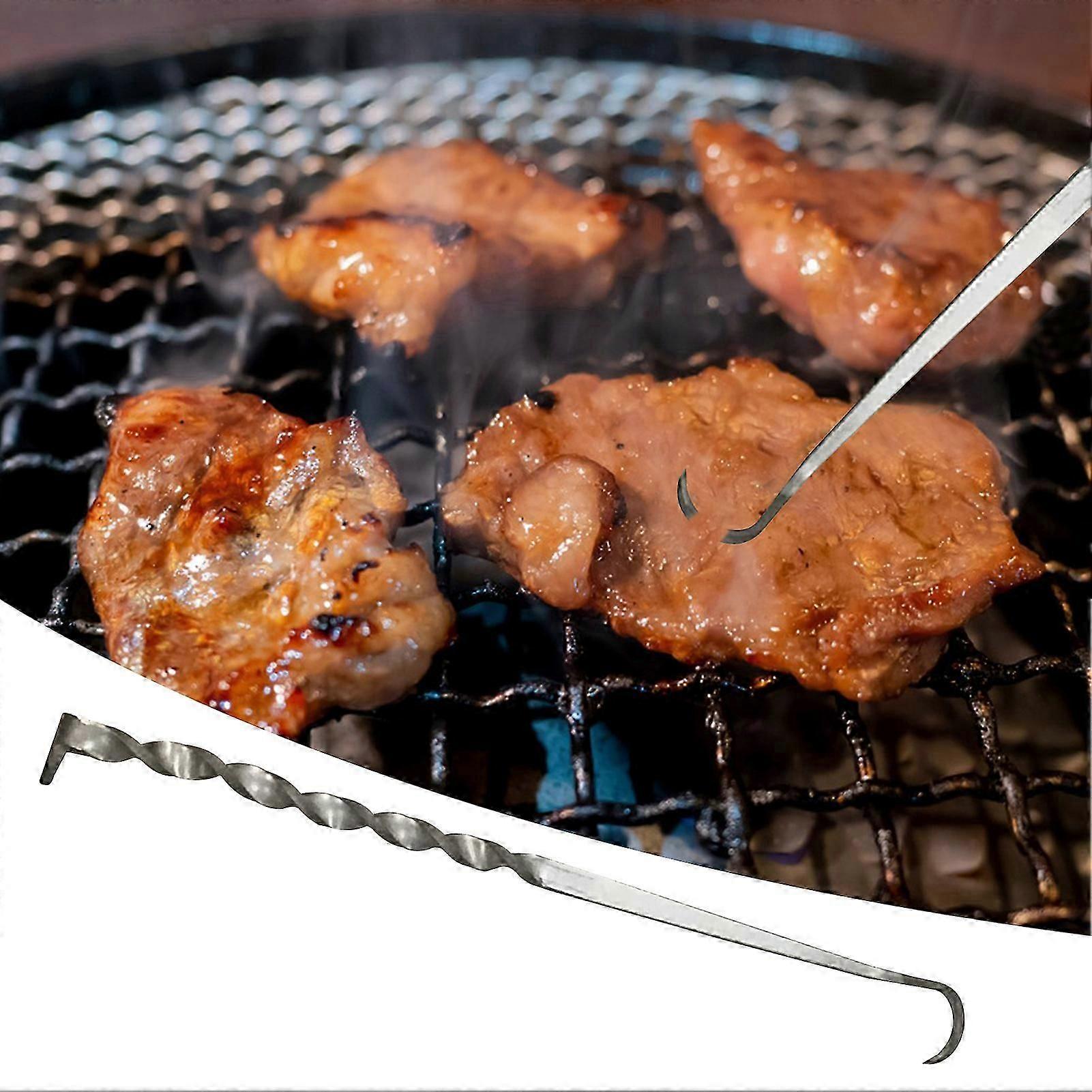 BBQ Food Flipper And Meat Hook Heavy Duty Grill Turner for Flipping ...