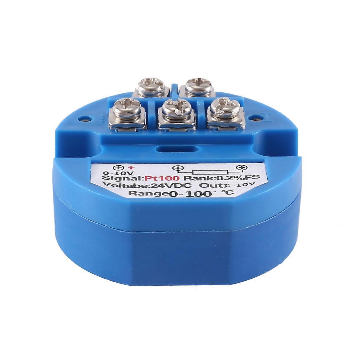 PT100 Type to 0-10V 0-100 Degree RTD Input 0-10 a Output DC24V Thermal ...