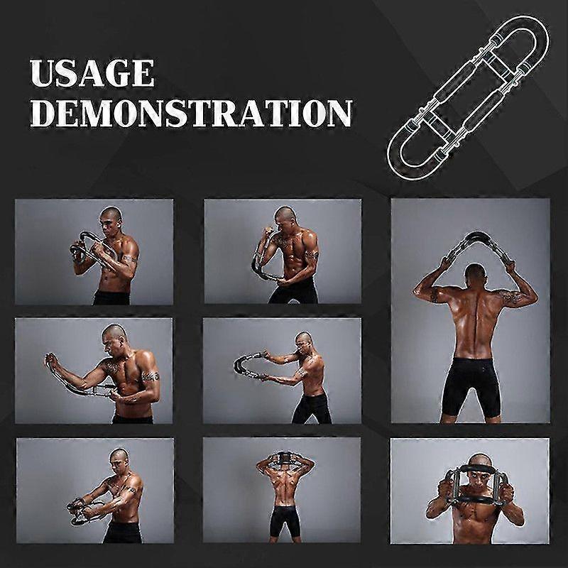 Twister Arm Exerciser - Justerbar Spring Workout Bar til underarm ...