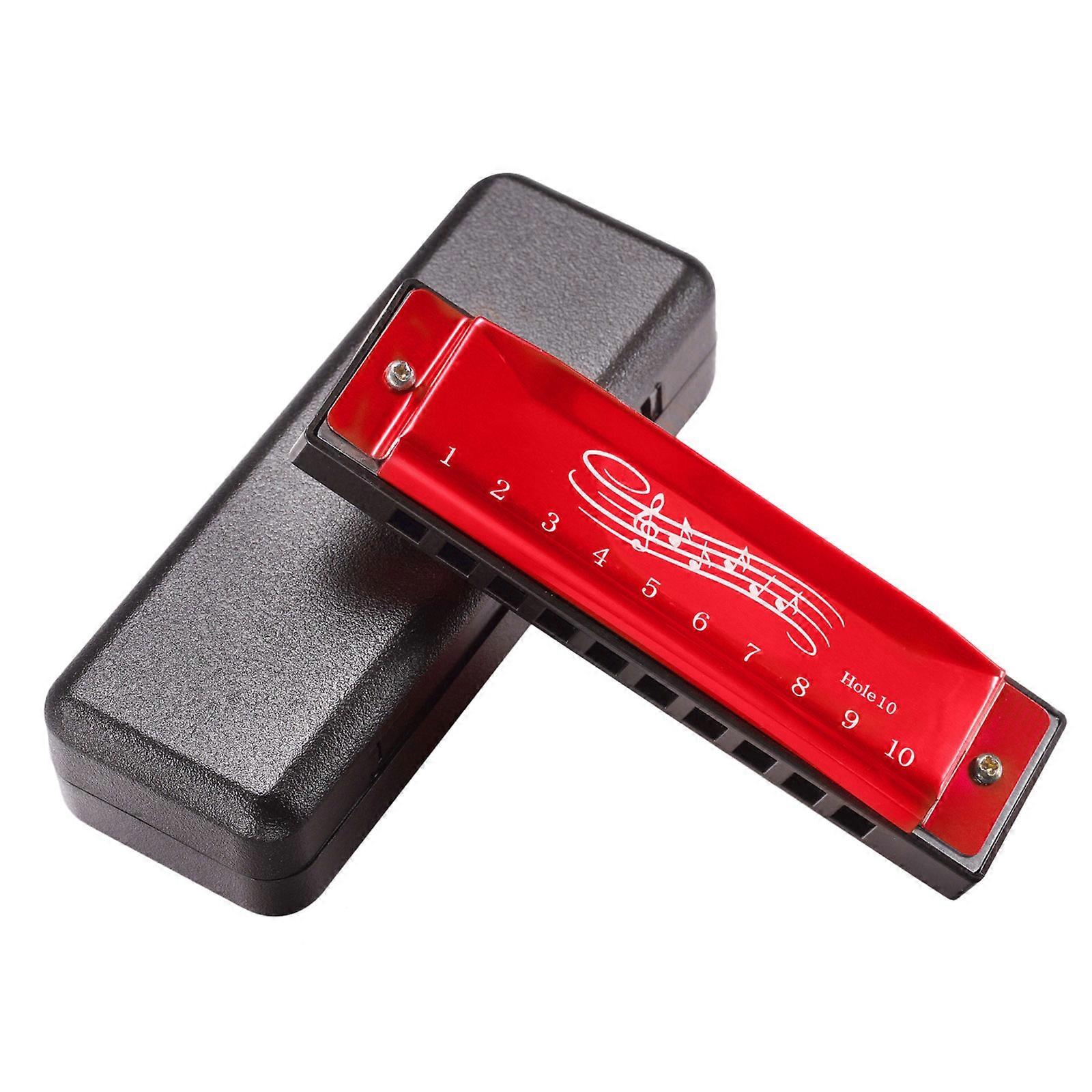 Blues-Harmonica in C Key, 10 Holes Blues-Harp Diatonic Harmonica 20 ...