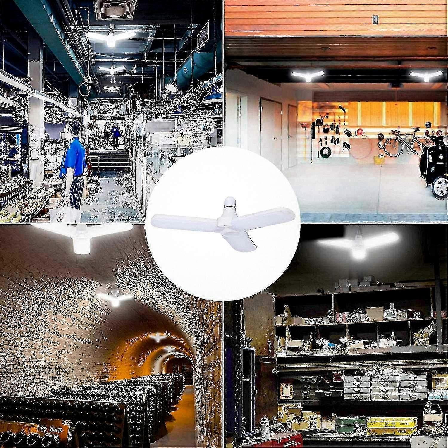 45W Adjustable LED Garage Lighting, Daylight Panel Ceiling Light with 3 ...