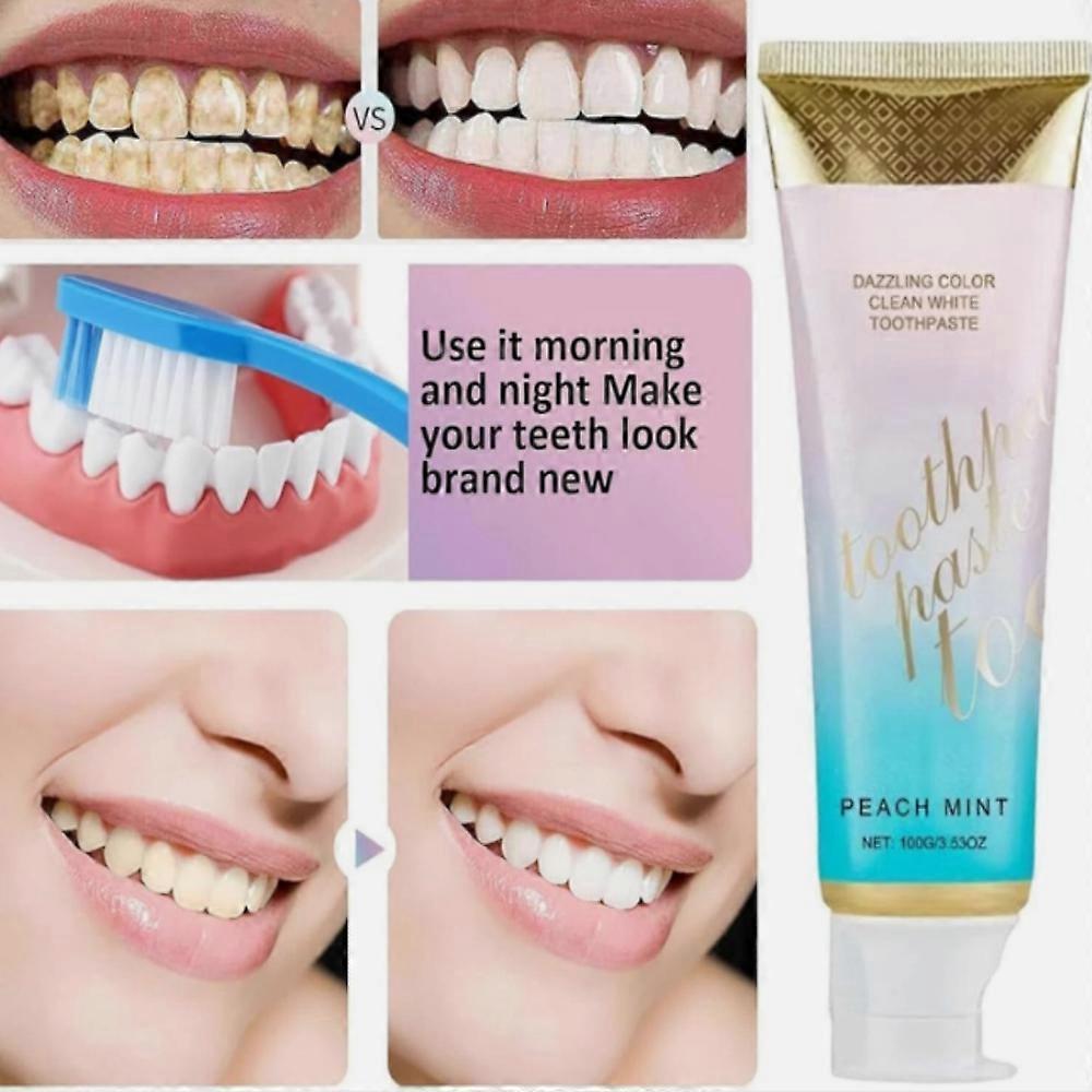 Toothpaste Whitening Dental Stains Removing Prevent Bad Breath Oral ...