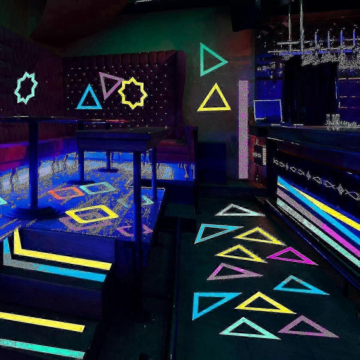 6 Rolls Fluorescent Cloth Tape, Luminous Neon Gaffer Tapes, Self ...