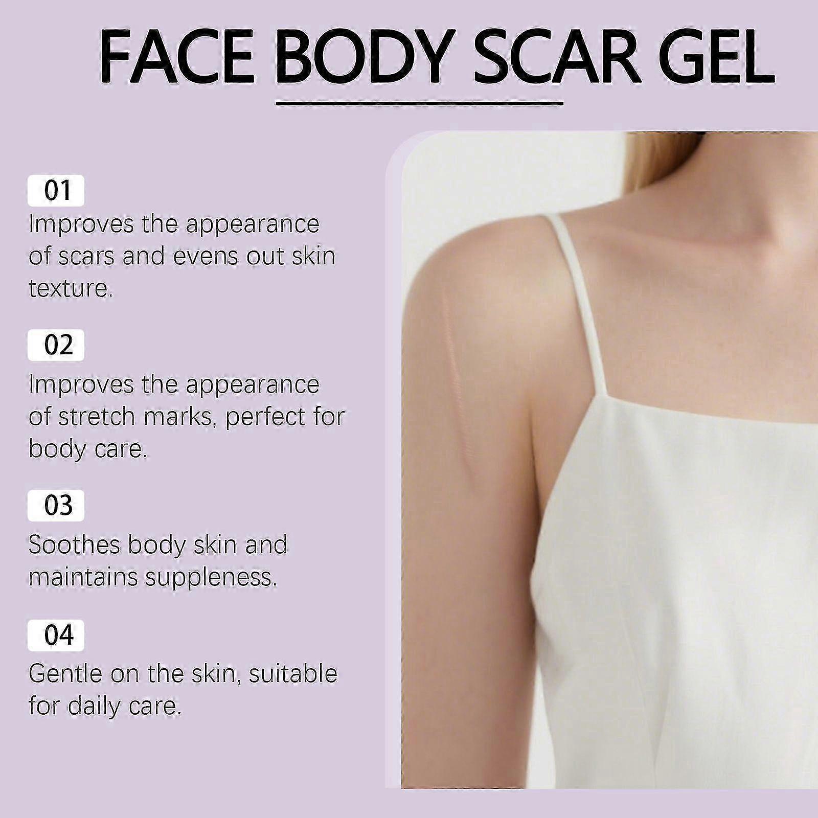 Advanced Scar Gel for Face & Body - Scar Treatment for Surgical Scars ...
